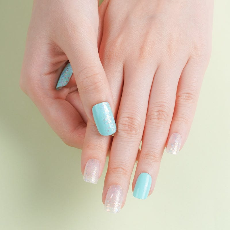 Azure and Ice - Holy Classics (Non-UV Nail Wraps) – HOLY GRAIL NAIL